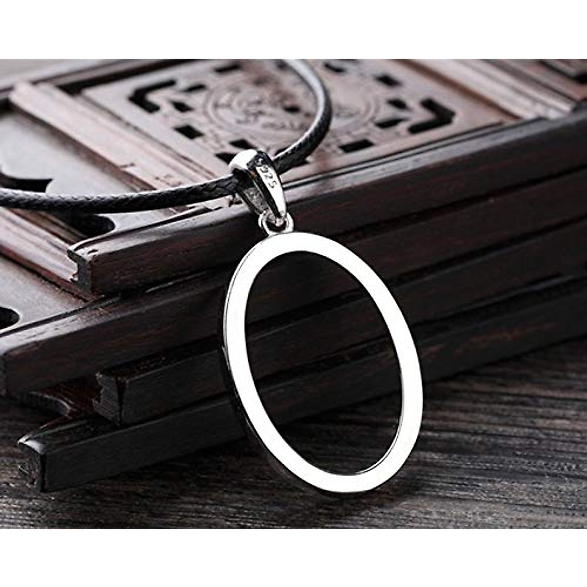 925 Sterling Silver Oval Bezel Blank Cup Pendant Setting, 6X4mm To 21X14mm Oval Cabochon,Bezel Deep 2mm, Bezel Blank Pendant,Back Side Open