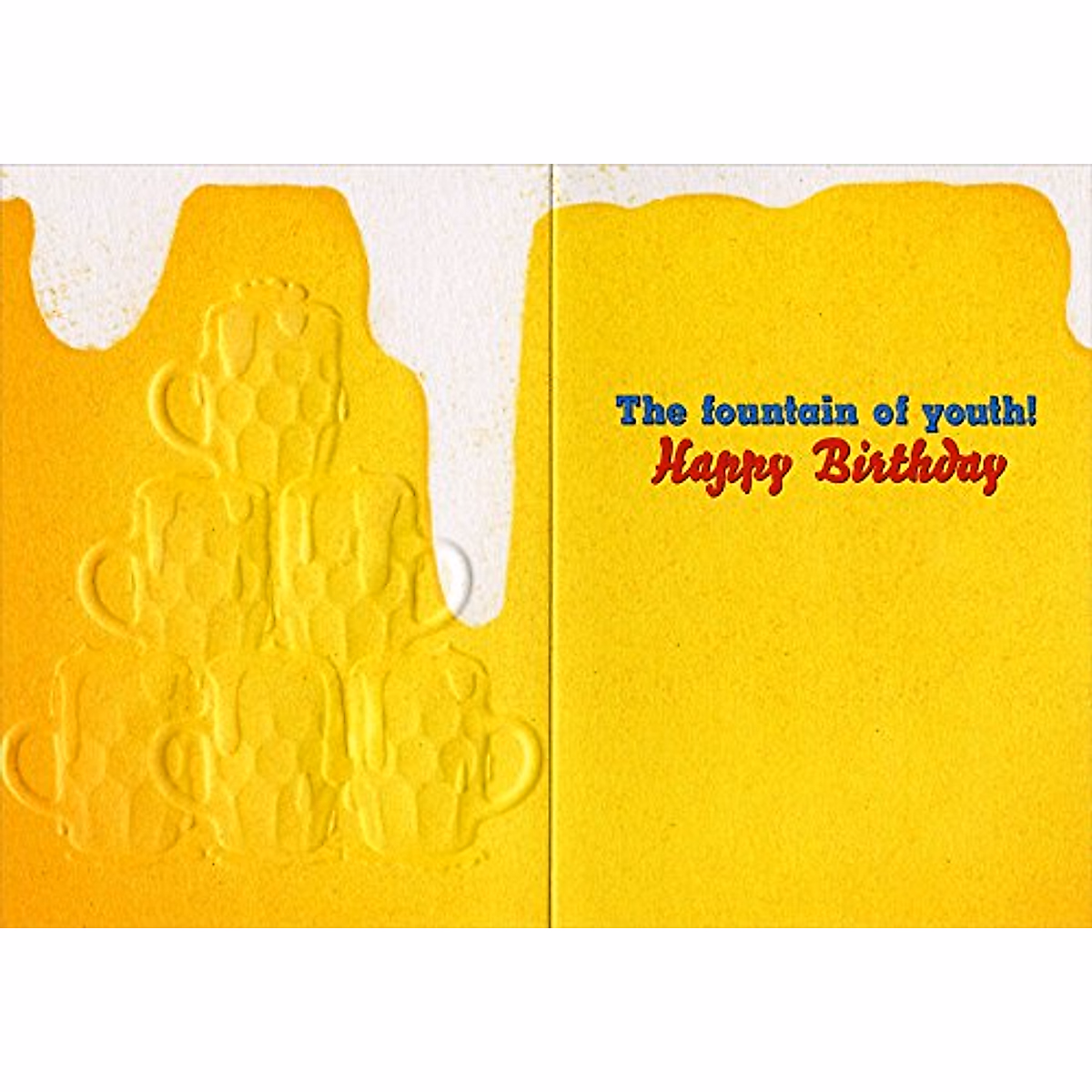 Fountain Of Beer - Avanti APress Funny Masculine Birthday Card