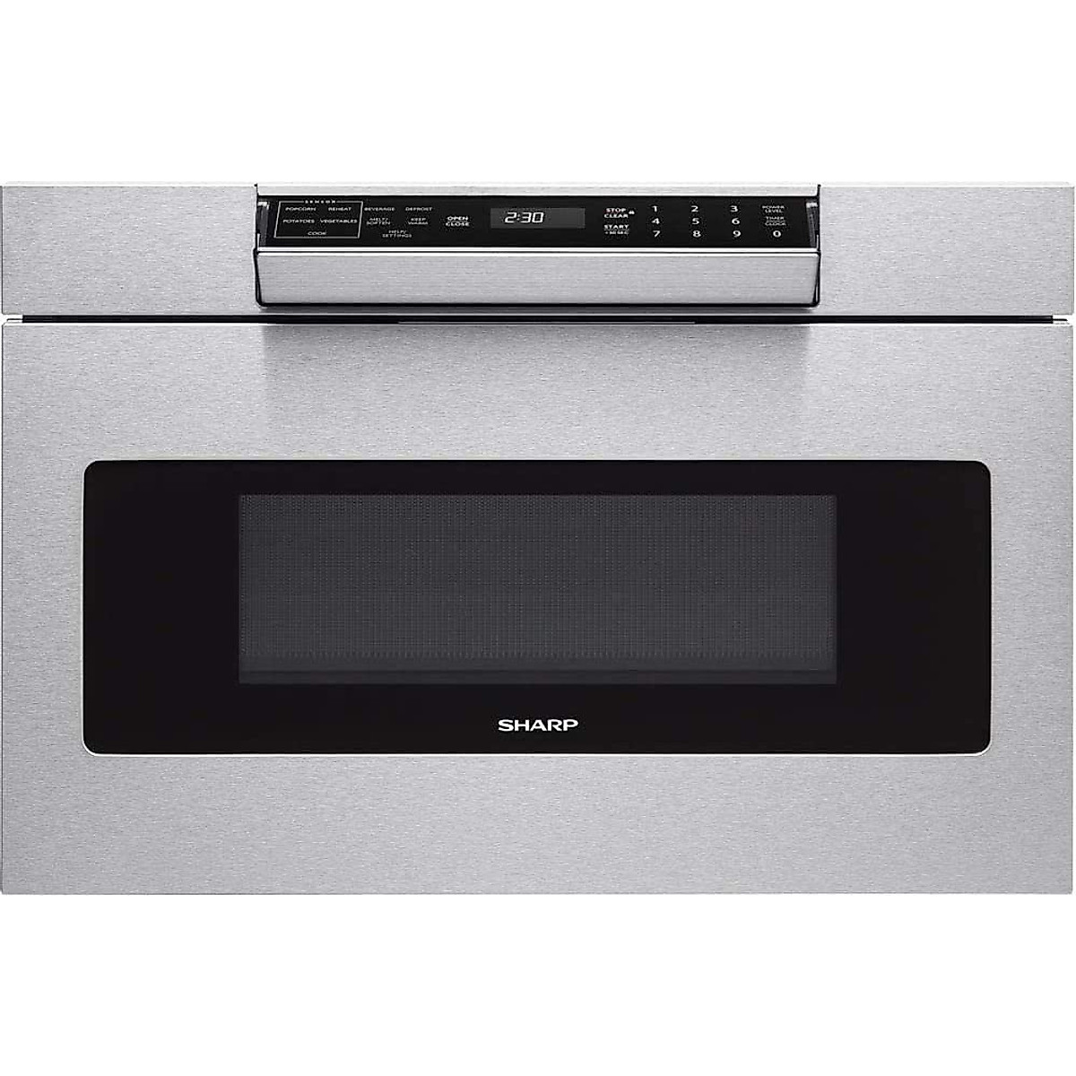 SHARP SMD3070ASY 30 inch 1.2 cu. ft. 950W Stainless Steel Microwave Drawer Oven Bundle with 3 YR CPS Enhanced Protection Pack (E93SHSMD3070ASY)