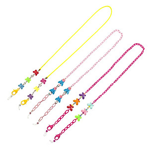 3pcs Kid Mask Chain - Glass Strap,Mask Chain,Sunglass Chain,Cute Design For Boys Girls (302)