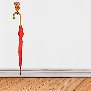 Needzo Dog Head Wall Hook, Functional Hanger for Coats and Umbrellas, Rustic Home Decoration, 7 Inches