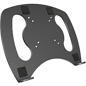 Laptop Tray Steel Notebook Holder for Monitor VESA Mount Stand Fits VESA 100x100 mm Mounting Holes with M4 Screws, 22lbs Capacity with Vented Cooling Platform