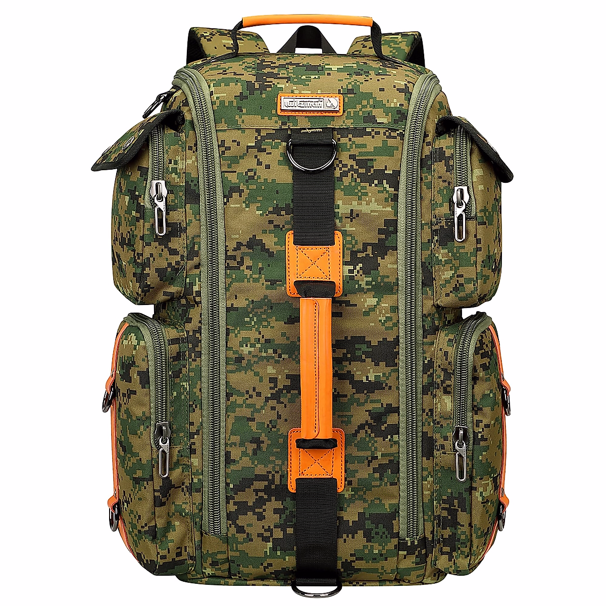 WITZMAN Digital Camo Backpack for Men Carry On Backpack Duffel Bag Large Capacity Laptop Backpack 17 Inch (6695 Camo Green)