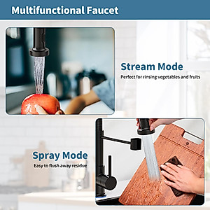 29.5 x 17.7 inch Kitchen Sink, Single Bowl Stainless Steel Sink Multifunctional Drop In Sink with Pull-Down Faucet and Multiple Accessories (29.52 * 17.7 inch)