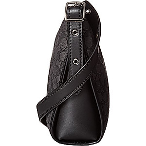 COACH Small Dufflette in Signature Sv/Black Smoke/Black One Size