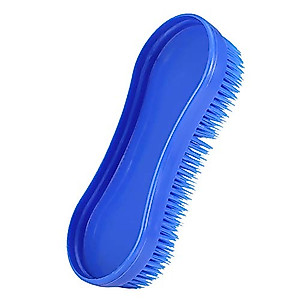 Camidy Silicone Brush for Horse Cleaning,Pet Grooming Massage Brush Ergonomic Horse Comb