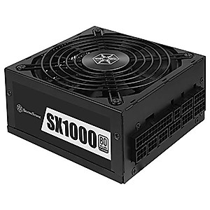 Silverstone SX1000 Platinum, 80PLUS Platinum 1000W Fully Modular SFX-L Power Supply, SX1000-LPT V1.1