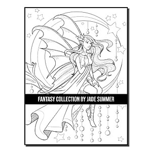 Fantasy Collection: An Adult Coloring Book with 100+ Incredible Coloring Pages of Mermaids, Fairies, Vampires, Dragons, and More!