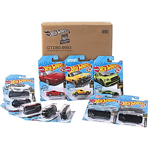 Hot Wheels Nightburnerz 10 Pack Mini Collection, 1:64 Scale Super Speeders for Night Driving Each with Authentic Sculpt, Gift for Collectors Aged 3 & Up [Amazon Exclusive]