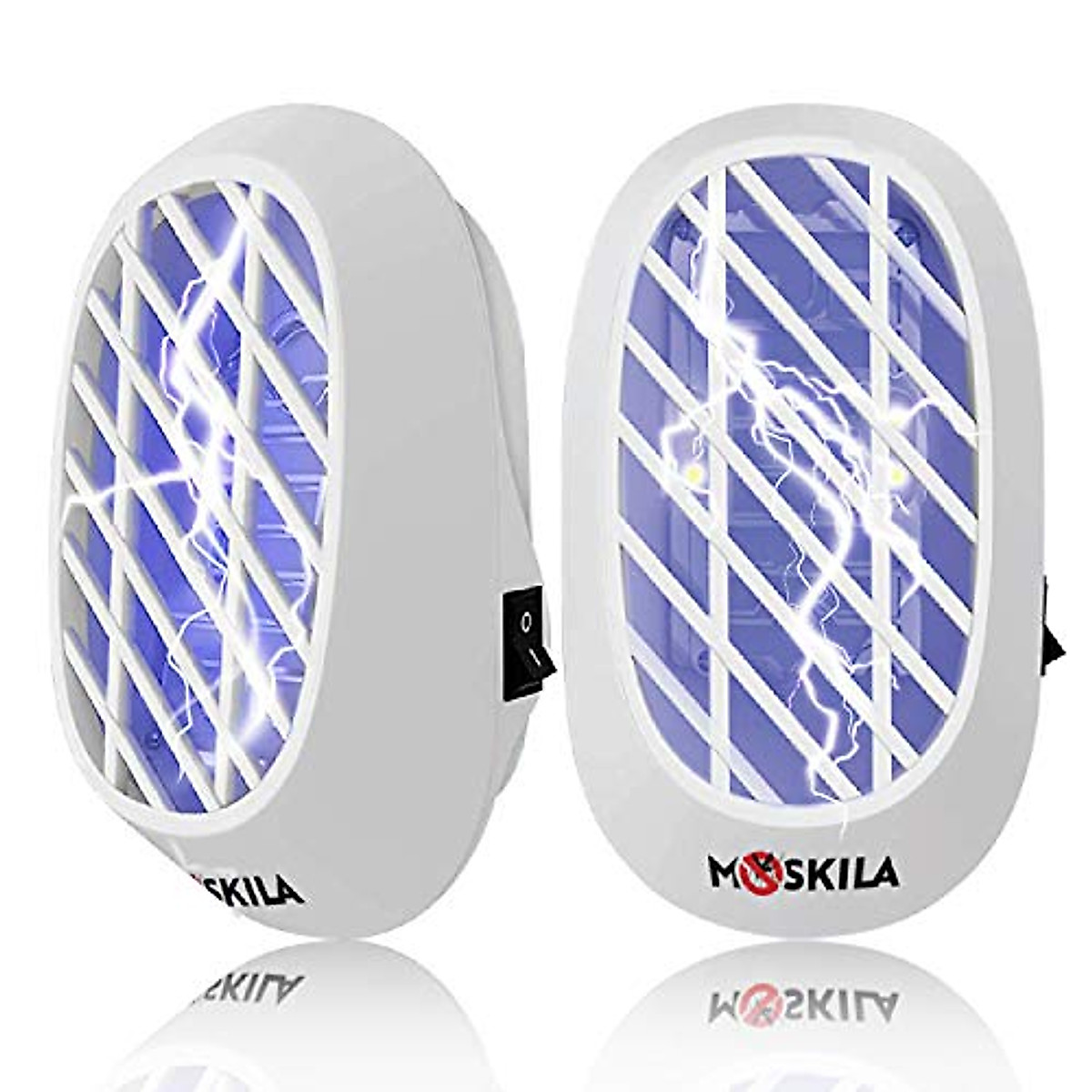 2PCS Bug Zapper Indoor - Mosquito Zapper Indoor - Fly Zapper Portable Indoor - Bug Zapper Electric Mosquito Fly Zappers/Killer - Indoor Mosquito Trap - Indoor Mosquito Killer - Mosquito Trap Indoor