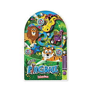 Pingball Wild Travel Game by Deluxebase - Mini Pinball Game, a Classic Retro Handheld Arcade Game. Small Travel Games for Kids are Great Action Games and Reflex Games for Party Favor or Party Bags