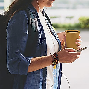 PANSUN Selected [192 Pack] 12oz Kraft Paper Coffee Cups, Leak-Proof Hot Drink Cups - Unbleached and Thickened for Enhanced Durability