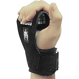 Meister Elite Leather Weight Lifting Grips w/Gel Padding (Pair) - Large/X-Large