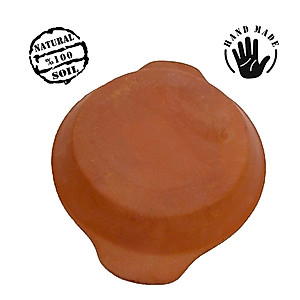 Hakan Clay Pan for Cooking Omelet, Lead-Free Terracotta Cookware, Earthenware Egg Roasting Pots, Omelette Cooking Pan for the Stove Top