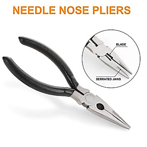 Hromee 56 Pieces Tire Repair Tools Kit for Car, Trucks, Motorcycle, ATV, RV Universal Emergency Flat Tire Puncture Repair Patch Set with Portable Bag