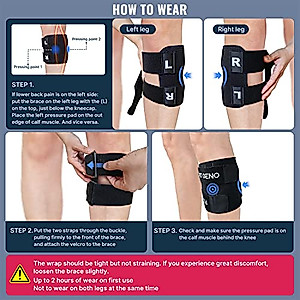 Fit Geno 2023 Upgraded Sciatica Pain Relief Brace, ReActive+ Sciatica Pain Relief Devices w/Dual Pressure Pads for Maximum Pain Relief for Sciatica, Better Sciatica Brace Than What You've Seen On TV