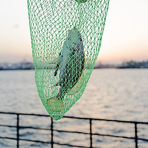 BESPORTBLE 1pc dip net Fishing baits Bait Fish net Floating Fish Keeper net fishnets mesh Fishing cage Fish Bait net Landing Net for Fishing Small Fishing Net Fishing Tool Nylon Strand Diving