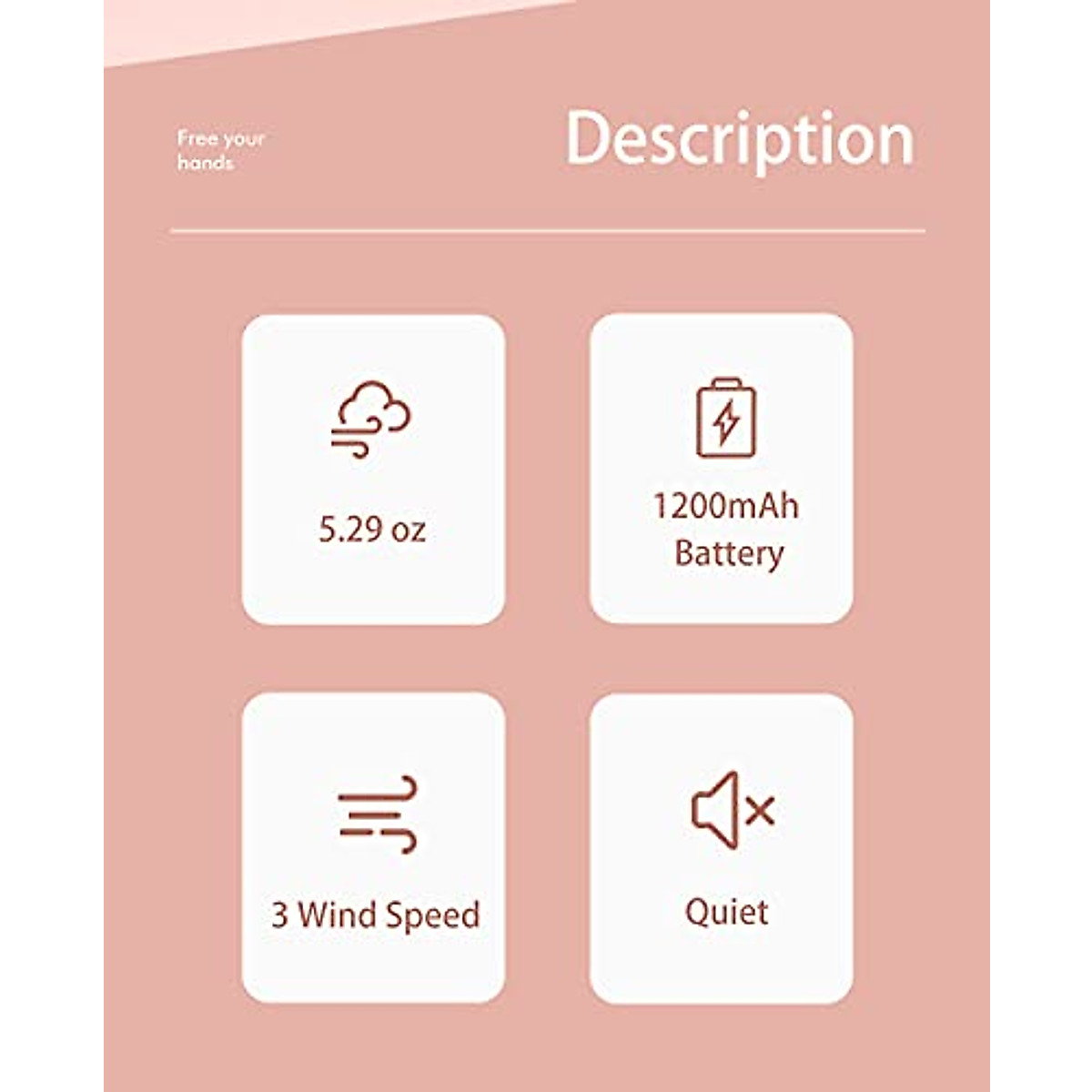 Amadething Portable Neck fan, Rechargeable Personal Cooling Device,portable fan for travel , portable fan handheld, mini fan portable, Necklace Fan, Fan Necklace with 3 Wind Speed (Green)