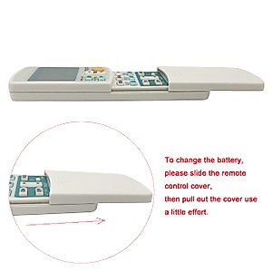 Souldershop Replacement Compatible for Daikin Air Conditioner AC Universal Remote for Most Models Like ARC433A1 ARC433B70 ARC433A46 and More (Only Display in Celsius, Can't Change to Fahrenheit)