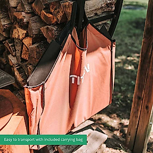 TITAN GREAT OUTDOORS Portable Pop-Up Fire Pit with Carry Bag