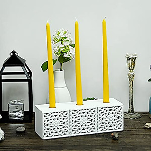 Zest Candle Inch, Yellow 12-Piece Taper Candles, 12", 12 Count