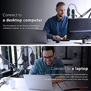 Neewer NW-700 Professional Studio Broadcasting Recording Condenser Microphone & NW-35 Adjustable Recording Microphone Suspension Scissor Arm Stand with Shock Mount and Mounting Clamp Kit