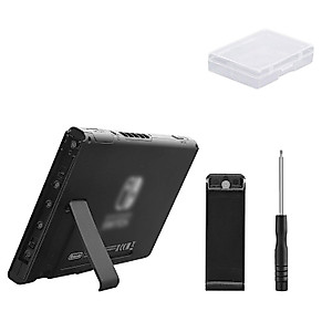 Kickstand Back Shell Holder Back Bracket for Nintendo Switch Console, Switch Replacement Kickstand Repair Kit with Screwdriver
