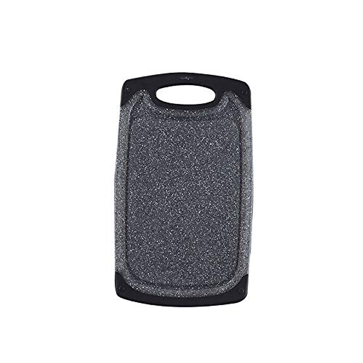 GULRUH Wood Cutting Boards for Kitchen, 3pc Cutting Board Black Pp Kitchen Cutting Board Set Hanging Grooved Non-Slip Kitchen Cutting Board Set Chopping Board Tools