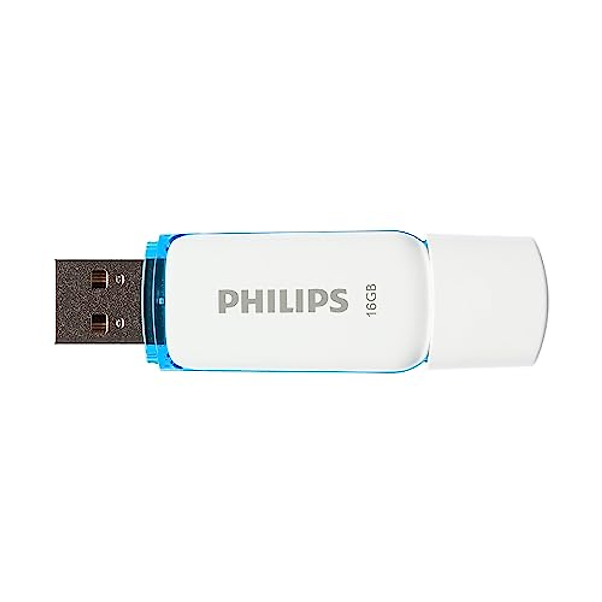 PHILIPS 16GB Flash Drive, Snow Edition USB 2.0 - White/Blue