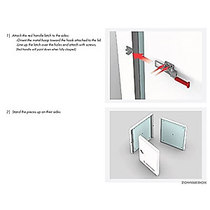 Zombiebox Generator Running Cover, Acoustic Barrier, Heavy Duty Generator Shelter, All Weather Generator Tent, Outdoor Enclosure