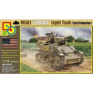 CLH16007 1:16 Classy Hobby M5A1 Stuart Early [Model Building KIT]
