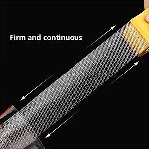 Hyuxinmy Double Sided Tape Heavy Duty Mounting Tape, Two Sided Thin Self Adhesive Tape High Tack, Universal Clear Removable Double Sided Tape with Fiberglass Mesh (0.79in-66ft)