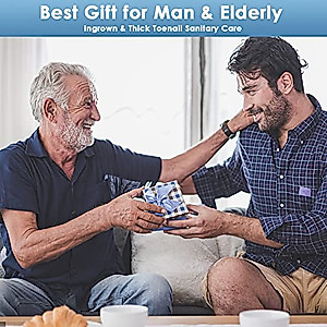 8 PCS Toenail Clippers Kit for Thick or Ingrown Nails, Professional Heavy Duty Ingrown and Thick Toenail Clippers, Sharp Stainless Steel Nail Cutter Set Toenail Pedicure Treatment Tool for Elderly