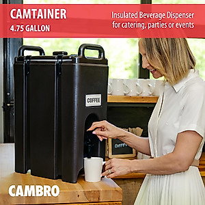 Cambro (500LCD110) 4-3/4 gal Beverage Carrier - Camtainer®, Black