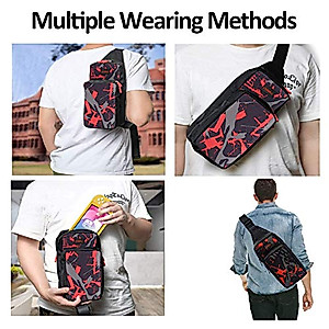 LYCEBELL Travel Bag for Nintendo Switch, Portable Shoulder Bag Backpack for Nintendo Switch Accessories Console Dock Charger iPad Joy&Con Grip (Black)