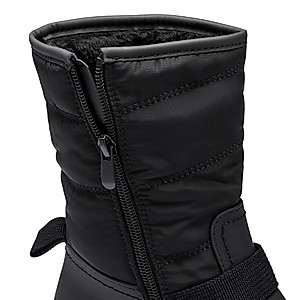 DREAM PAIRS Women's Stylish Snow Boots,Sdsb2202w, Black,Size 10