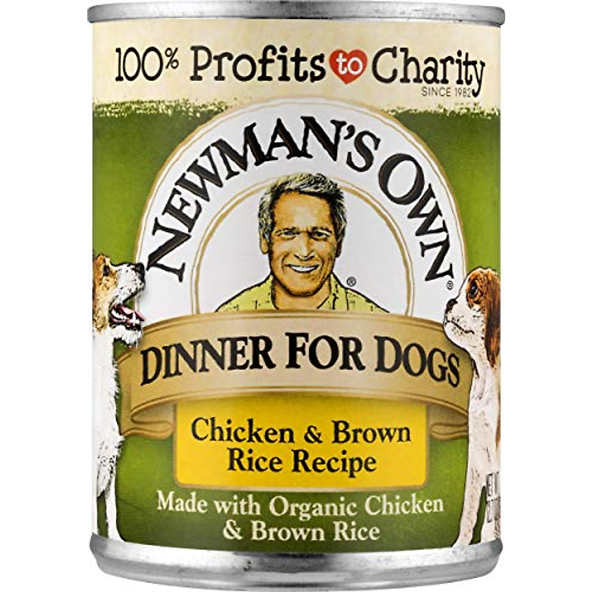 Newman's Own Chicken & Brown Rice Formula For Dogs, 12.7-Ounce Cans (Pack Of 12)