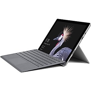 Microsoft Ljj-00001 Surface Pro (5th Gen) (Intel Core M3, 4GB, 128GB SSD) with Surface Signature Type Cover Platinum (Renewed)