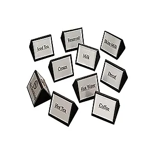 American Metalcraft SIGNSK9 American Metalcraft SIGNSK9 Sign, Wood, Skim Milk, 1-3/4" Height, 3" Width, Black