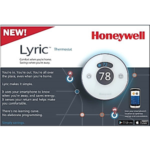 Honeywell TH8732WF5018 Thermostat, Lyric w/WiFi