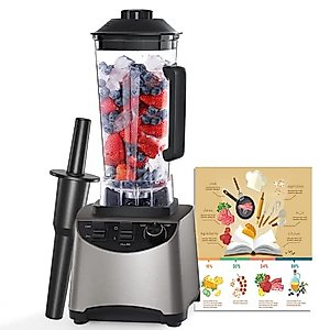 Blender 2000W, Professional Countertop Blenders for Kitchen with High Speed, Blender for Shakes and Smoothies, 68 Oz Large Tritan Jar, 6 Blades, 2 Speeds & Pulse Function for Frozen Drinks