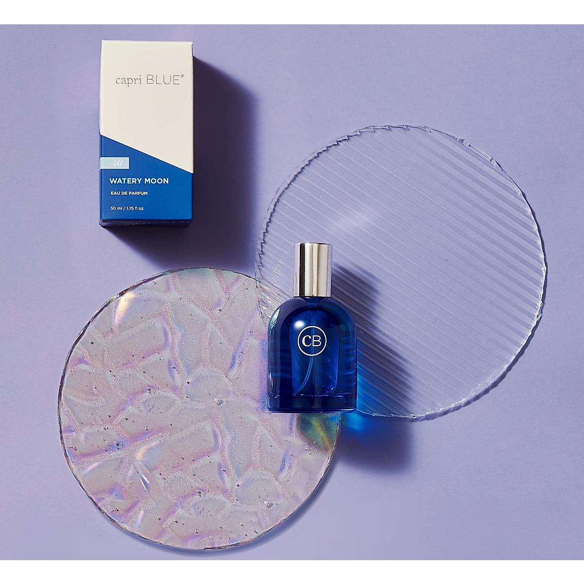 Capri Blue Watery Moon Eau De Parfum - Vegan formula - Cruelty-Free Perfume - Formulated Without Gluten, Parabens, Sulfates and Phthalates (1.75 fl oz)