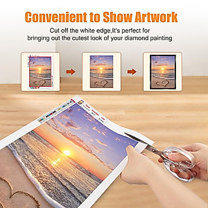 NAIMOER Diamond Painting Frames 1Pack, Frames for 12x16in/30x40cm Diamond Art Canvas, Diamond Painting Accessories Frame Self-Adhesive, Frames for Wall Window Door Black (Internal size 25x35cm) Black