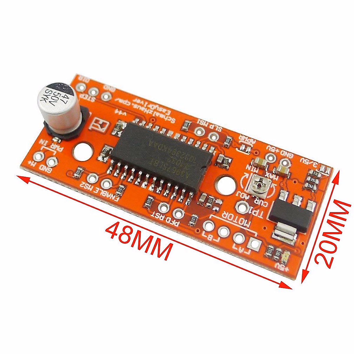 HiLetgo 2pcs A3967 Stepper Motor Drive Board EasyDriver Stepper Motor Driver for Arduino Raspberry Pi Robot