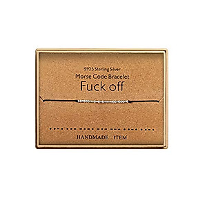 KGBNCIE Inspirational Gifts for Women, Morse Code Funny Gifts Bracelets for Women, Morse Code Bracelets Friendship Bracelets, jewelry Unique Gifts for Women