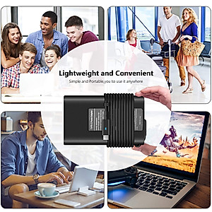 65W 45W USB-C Laptop Charger for Dell Vpro Vostro XPS 13 Chromebook & Latitude Series 5520 7420 7410 5420 5530 3420 e5430 e7430 3330 5570 7390 3410 5500 9315 9300 Type C Power Adapter