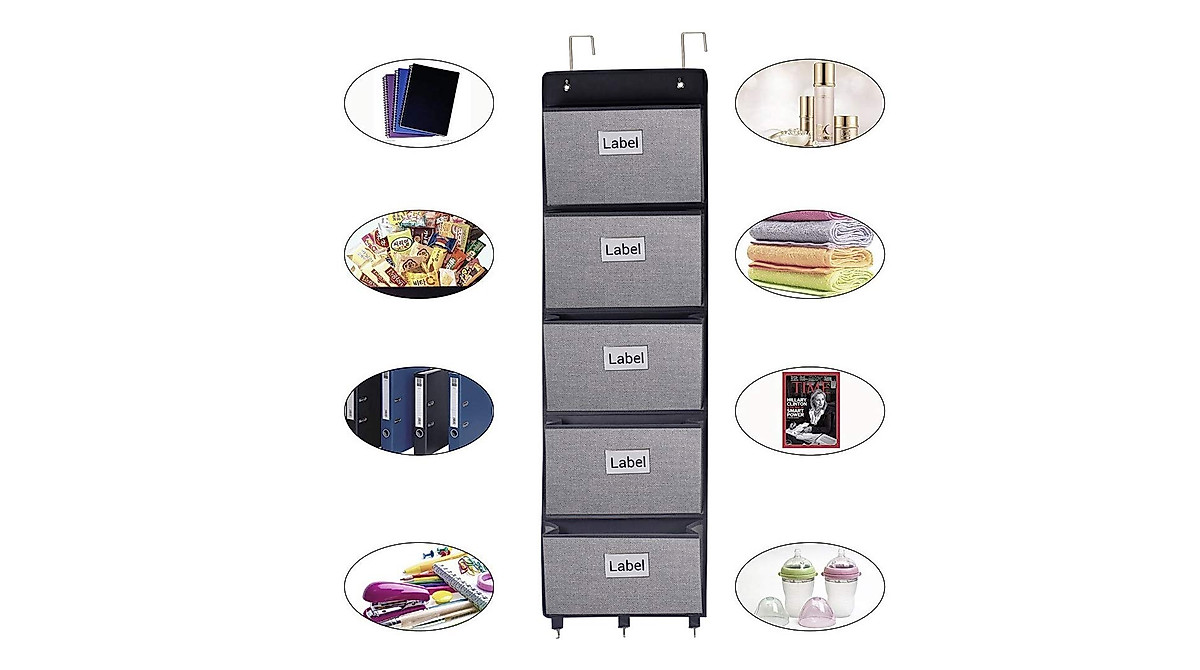 homyfort Over Door File Organizer - Wall Storage for Office & Home