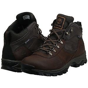 Timberland Men's Anti-Fatigue Hiking Waterproof Leather Mt. Maddsen Boot, Brown, 12