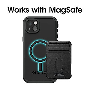 OtterBox FRĒ Series Waterproof Case with MagSafe (Designed by LifeProof) for iPhone 14 - Black