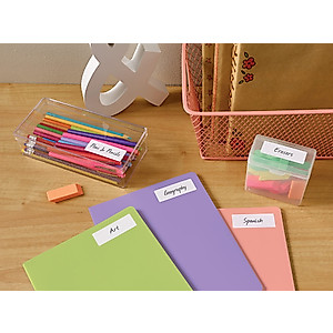 Avery Mailing Address Labels,Laser & Inkjet Printers,300 Labels, 1 x 2-5/8, Permanent Adhesive,5 Packs (18160)